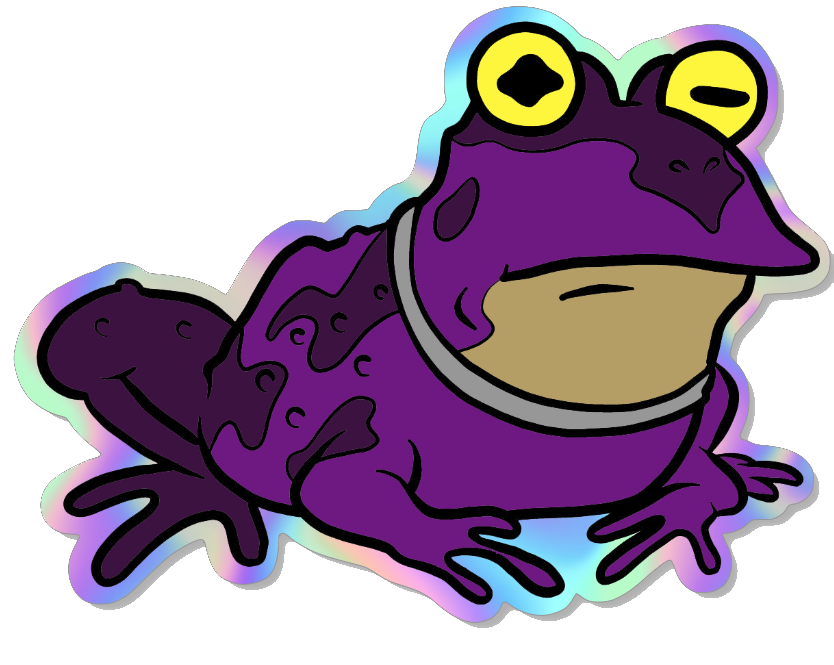 Hypnotoad Holographic Sticker
